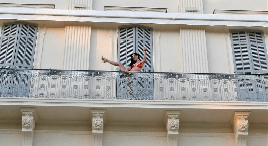 Katy Perry Rocks Orange Bikini and Sequins After Performing at ...